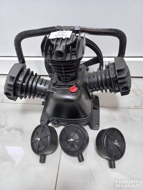 Kompresorska glava za bocu do 250 litara sa tri klipa - KupujemProdajem