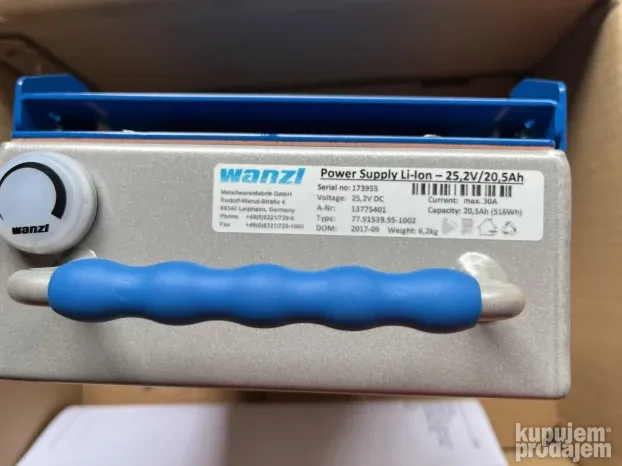 Wanzl Lithium Ion Battery Power Supply Splash Proof 25.2V 20 ...