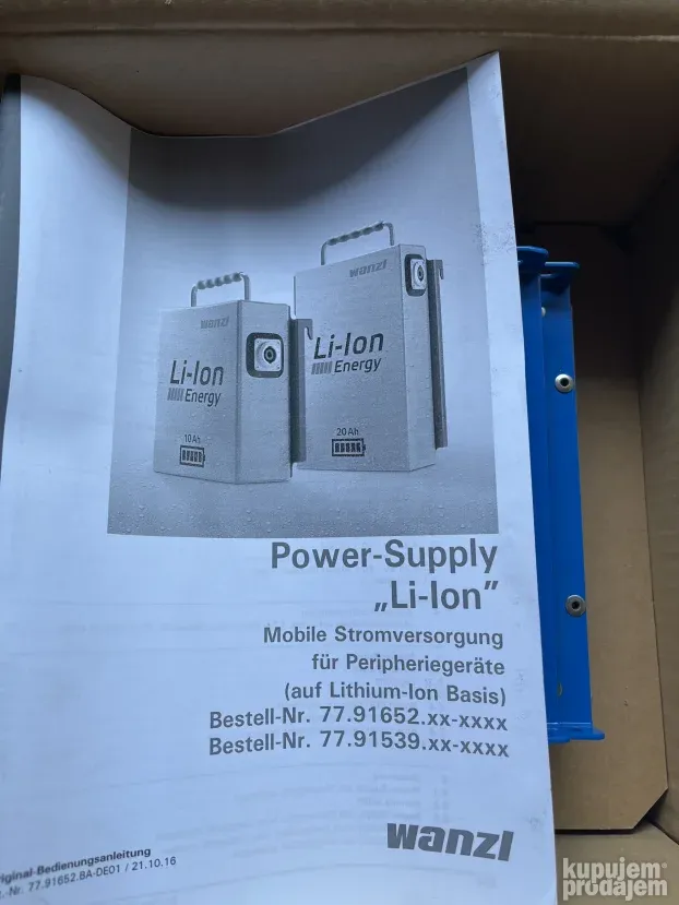 Wanzl Lithium Ion Battery Power Supply Splash Proof 25.2V 20 ...