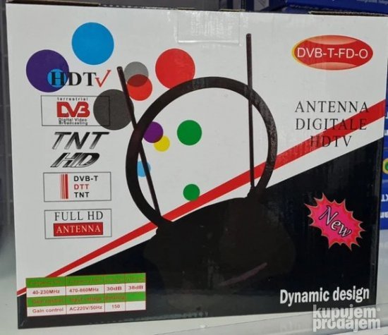 ANTENA digitalna sobna antena sa pojačivačem signala - KupujemProdajem