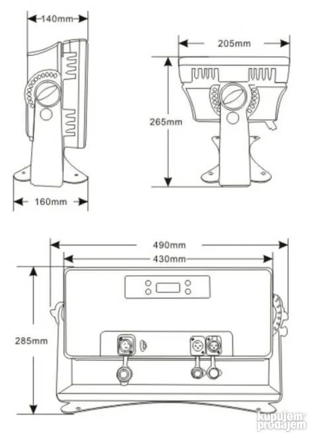 led stormy 3000cc strob rgbw - KupujemProdajem
