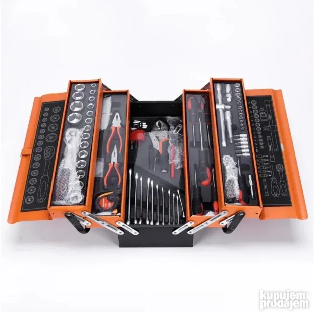 Set alata u metalnoj kutiji 85 delova - KupujemProdajem