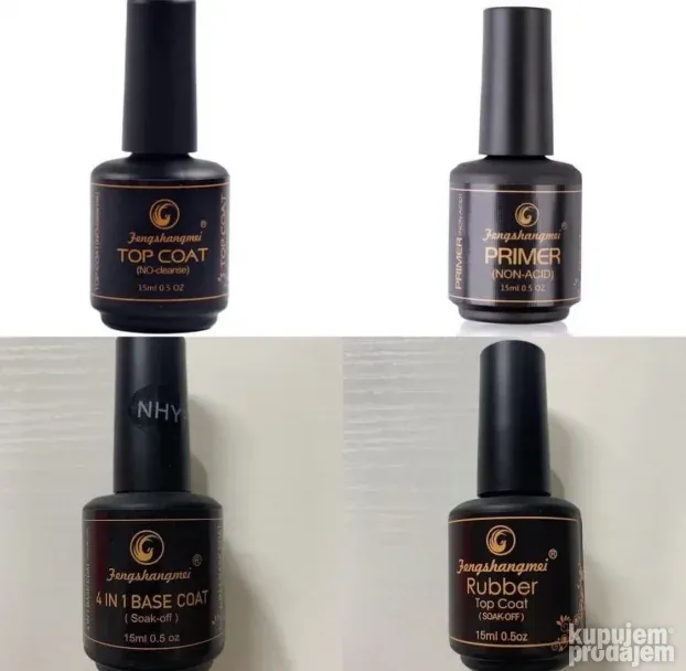 Ruber,4 in 1 base coat, top coat, primer, - KupujemProdajem