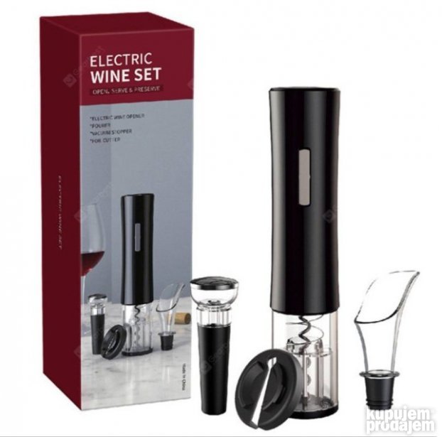 Elektricni otvarac vina otvarac za boce 4u1 - KupujemProdajem