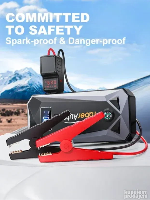- Starter za automobile 4000A 26800mAh YABER YA40 - KupujemProdajem