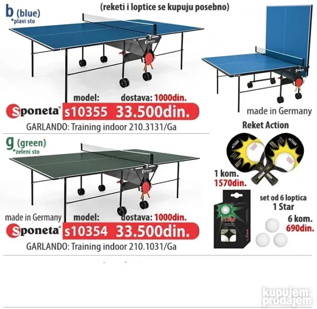 Sto za stoni tenis INDOOR - KupujemProdajem