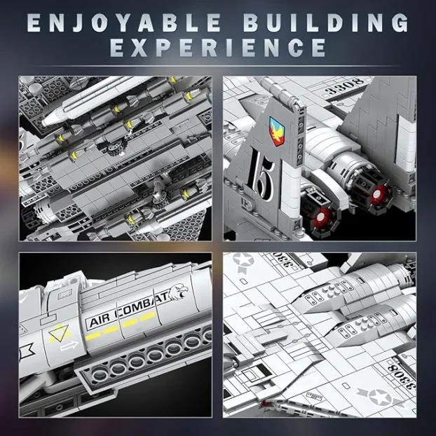 Reobrix F-15E Strike Eagle Fighter Jet Model (2216 Pieces ...