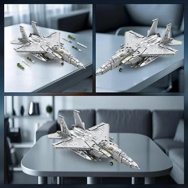 Reobrix F-15E Strike Eagle Fighter Jet Model (2216 Pieces ...