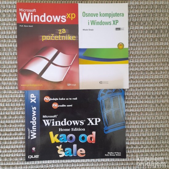 Windows XP - 3 knjige - KupujemProdajem