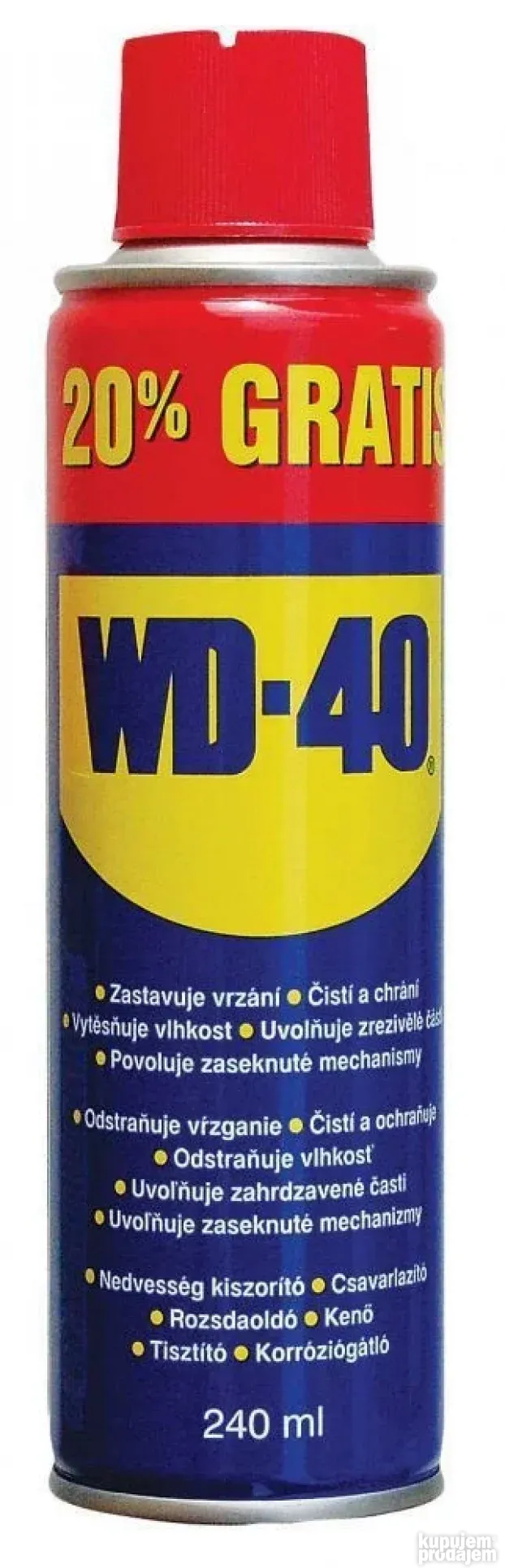 WD 40 sprej 200ml - KupujemProdajem