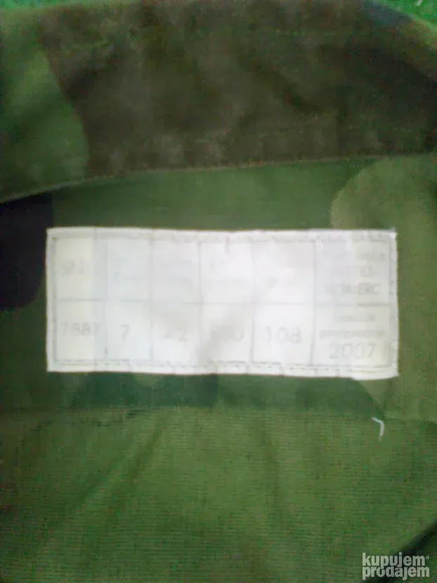 Maskirna vojna kosulja - br.42 - KupujemProdajem