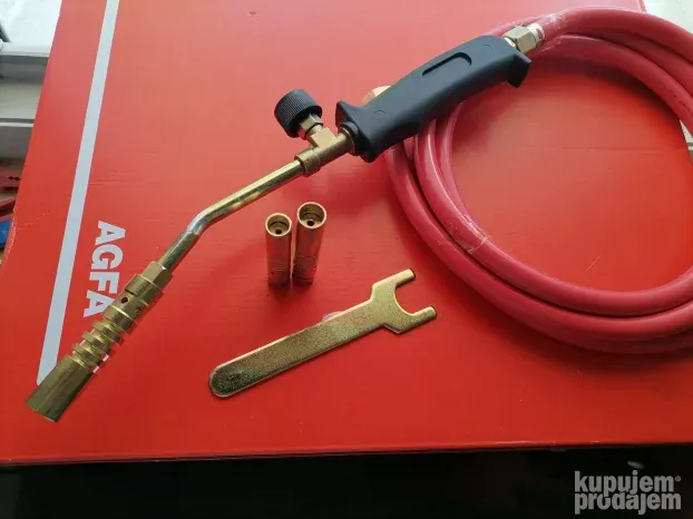 Brener 3 uska plamenika 2m creva holender za bocu - KupujemProdajem