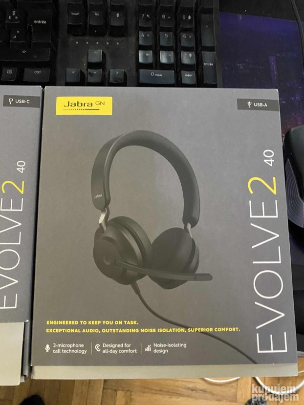 Jabra Evolve2 Evolve 2 40 se stereo UC USB vrhunski business - KupujemProdajem