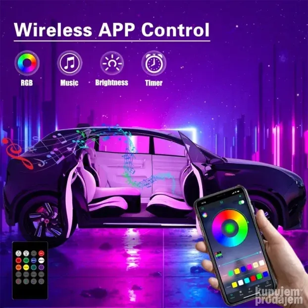 Led ambijent rasveta za auto - KupujemProdajem