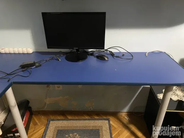 Veliki ugaoni, radni sto za dvoje dece - KupujemProdajem