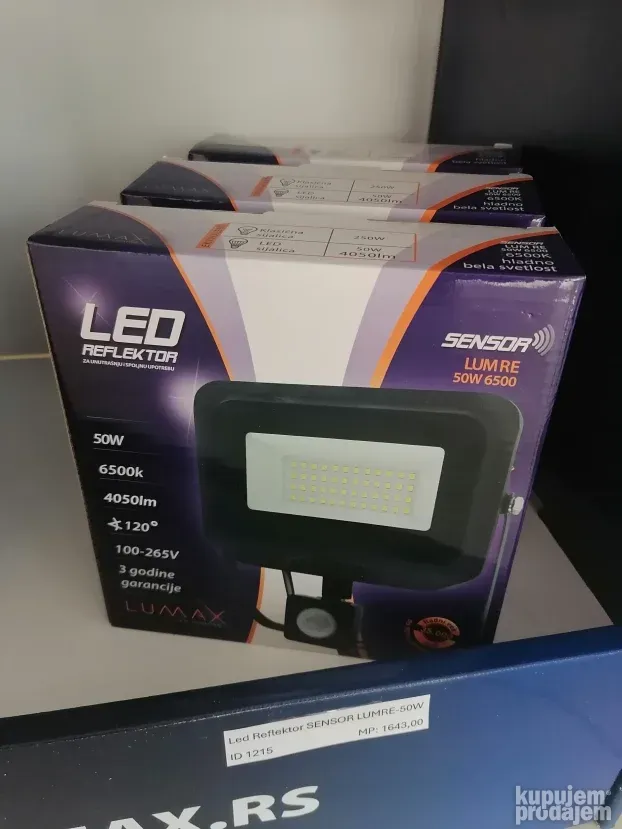 Led Reflektor Sensor Lumre - 50w - KupujemProdajem