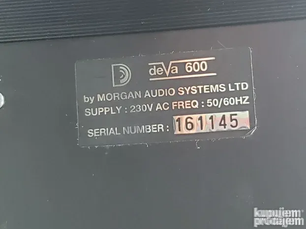 Morgan Audio Deva 600 Top Model High End - KupujemProdajem