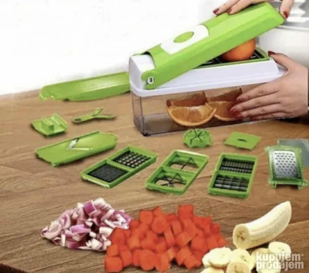 rucni secko 12 u 1 - set za seckanje voca i povrca - KupujemProdajem