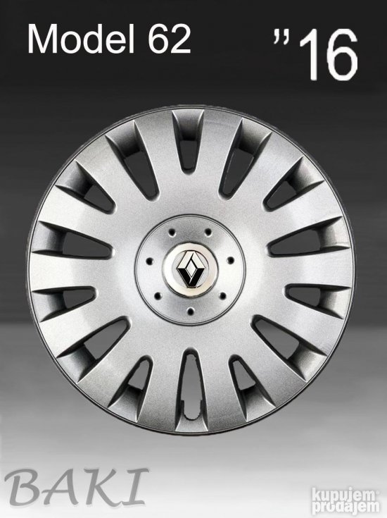 Ratkapne RENO 16 model 62 Ratkapne R16 Renault Ratkapne - KupujemProdajem