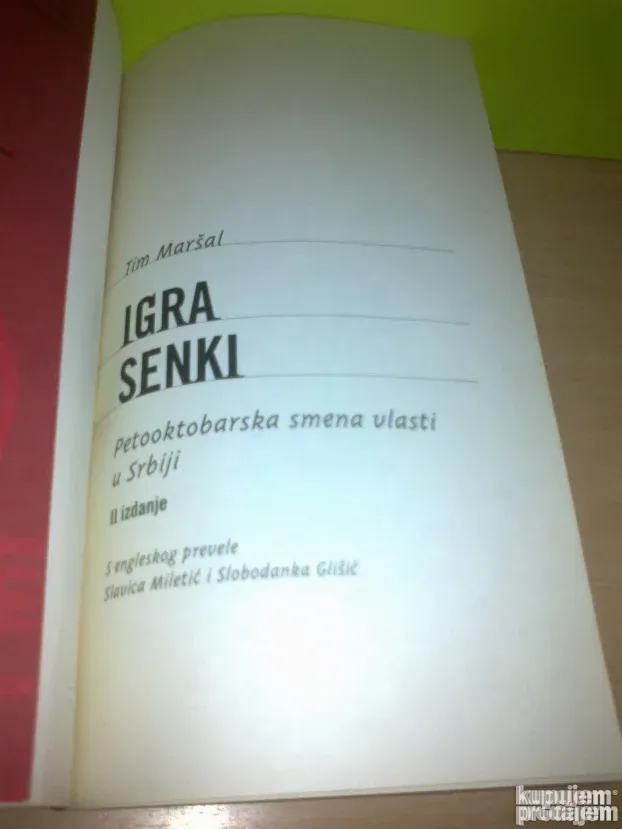IGRA SENKI Tim Maršal - KupujemProdajem
