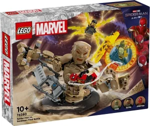 LEGO SUPER HEROES 76280 Spider Man vs. Sandman: Final Battle ...