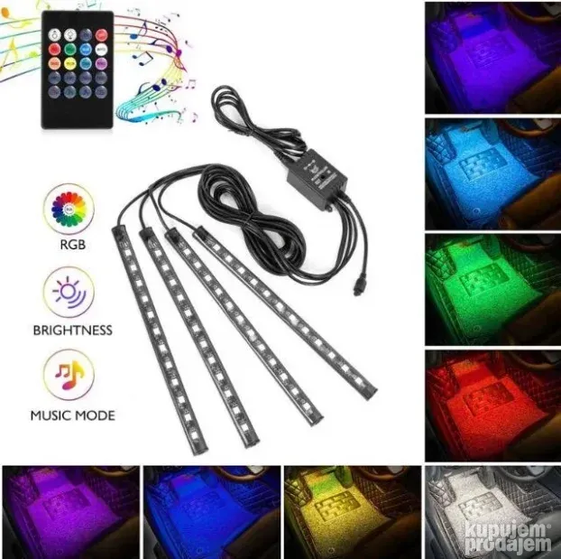 led trake za automobil RGB traka za automobil traka-traka - KupujemProdajem