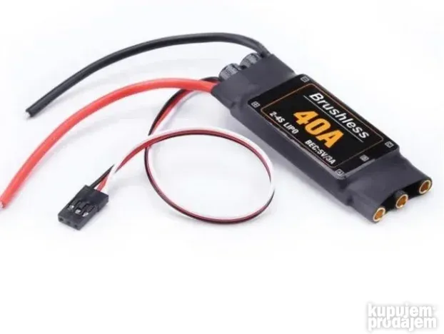 ESC 40A Brushless Motor Driver 2-4S - KupujemProdajem