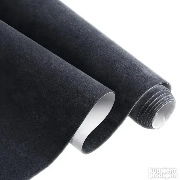 ALKANTARA folija samolepljiva CRNA boja (novo) - KupujemProdajem