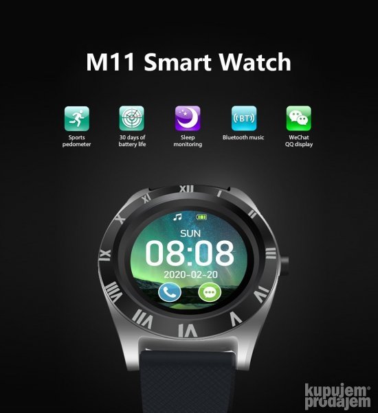 Smart watch M11 - pametni sat - KupujemProdajem
