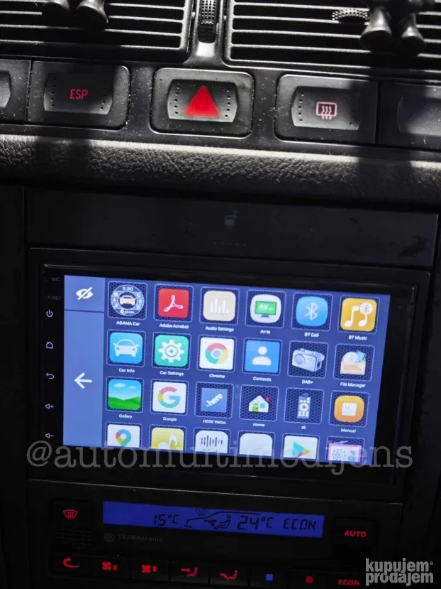 Golf 4 Android Multimedija Navigacija Radio CD DVD GPS Mape ...