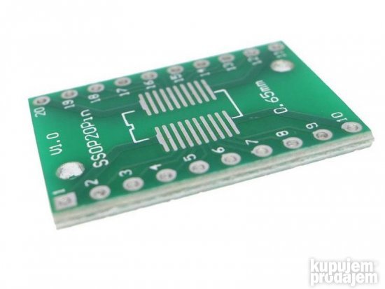 PCB adapter SO20, SOP20, TSSOP20 na DIP20 - KupujemProdajem