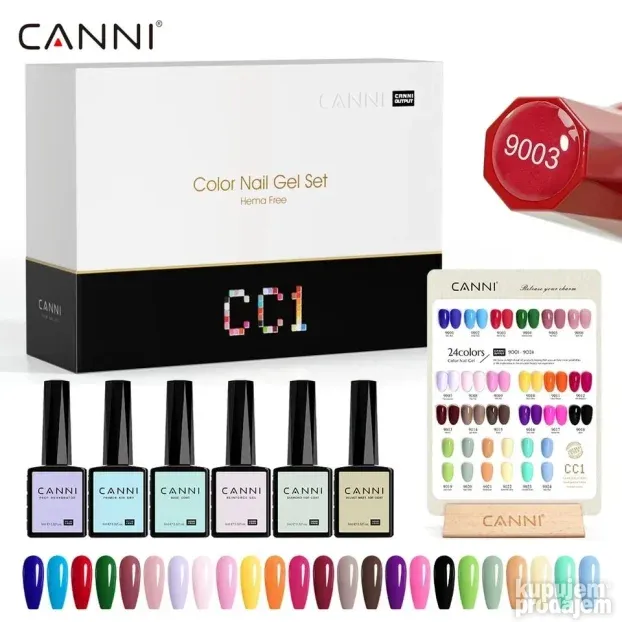 CANNI gel lakovi set - KupujemProdajem