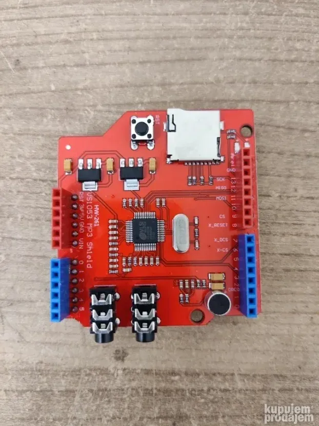 Arduino Uno R3 Music shiel VS1053B MP3 muzika za arduin - KupujemProdajem