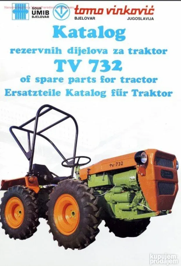 Katalog rezervnih delova Toma Vinkovic 731-732 - KupujemProdajem
