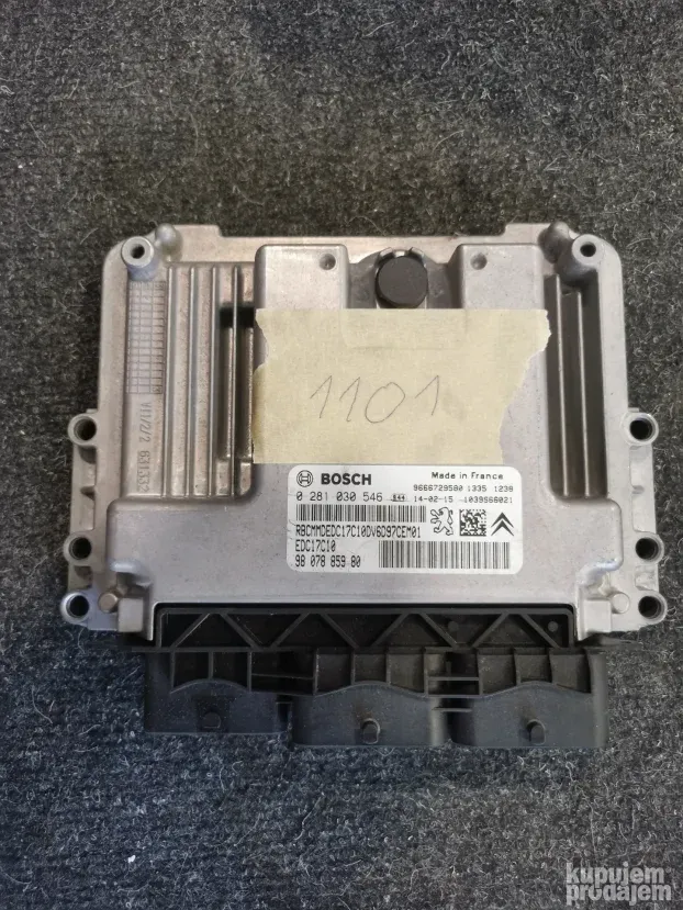 Motorni računar CITROEN PEUGEOT 1.6 HDI 0281030546 EDC17C10 ...