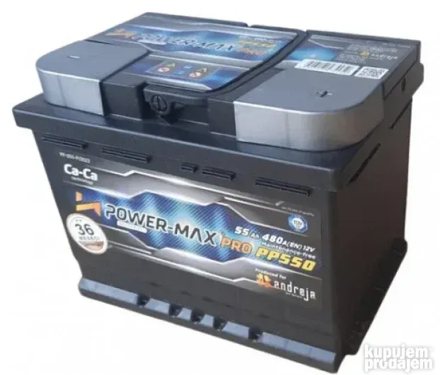 Power-Max Pro PP550 12V 55Ah - KupujemProdajem