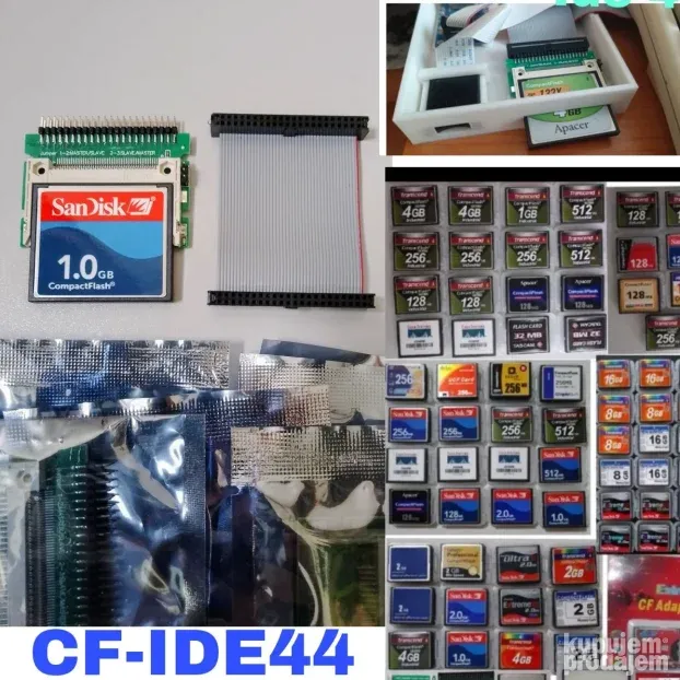 Compact Flash adapter na IDE ATA 44 pin IDE - KupujemProdajem