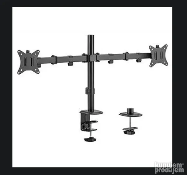 GEMBIRD MA-D2-01 Monitor stand on the table mountable dual ...