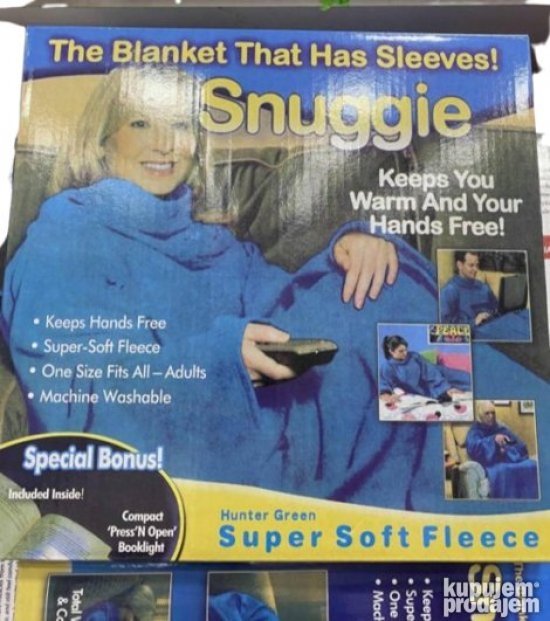 CEBE SA RUKAVIMA-Snuggie cebe sa rukavima-Cebe za zimu - KupujemProdajem