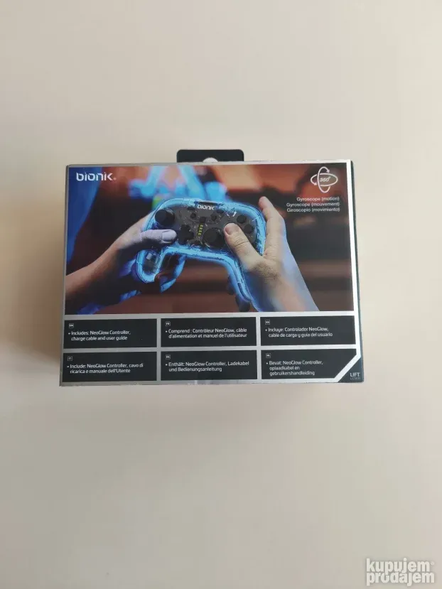 Bionik NeoGlow Wireless RGB Gaming Controller Switch 2 OLED ...