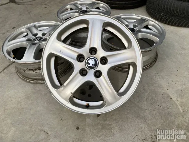 Alu felne 5x112 15" Skoda original (VW, Audi, Seat) - KupujemProdajem