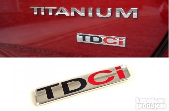 TDCi za FORD METALNA samolepljiva oznaka / bedz - KupujemProdajem