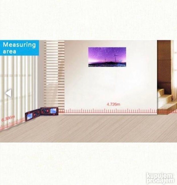Laserski metar - Digitalni metar - Metar sa laserom 40 m - KupujemProdajem