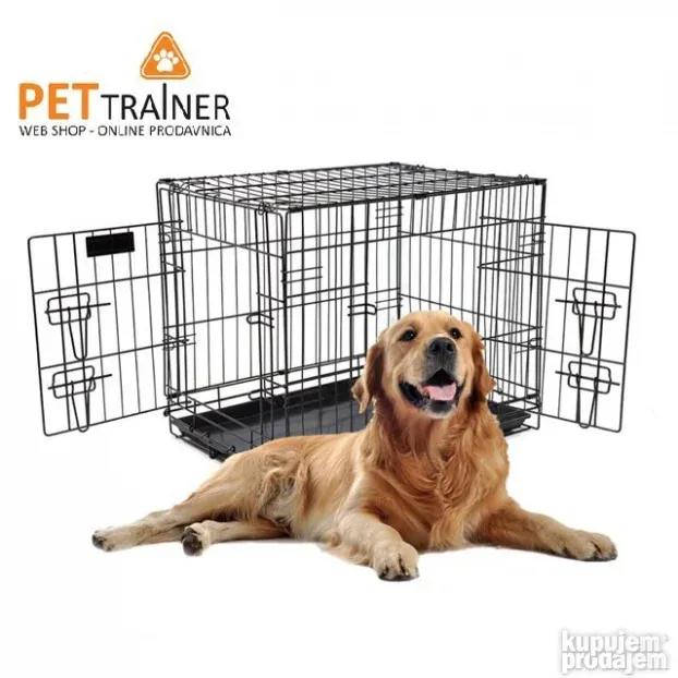 Sklopivi Kavez za pse Inox (XXL 107D x 68,5Š x 75V) Do 80kg ...