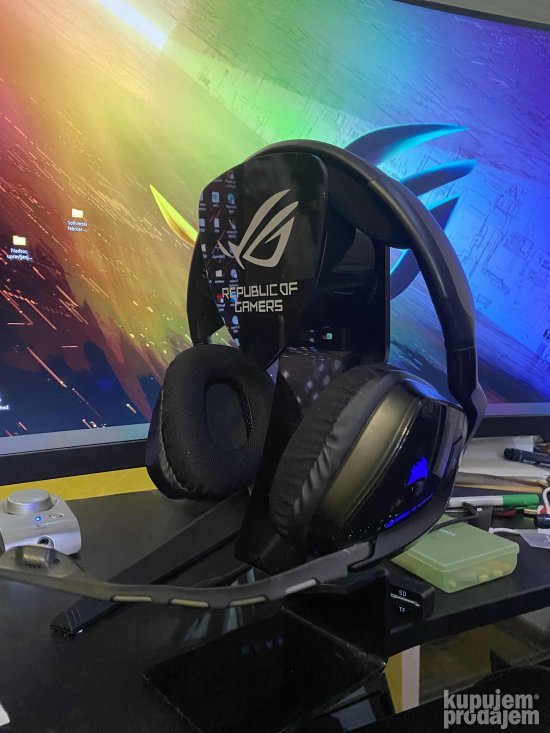 Corsair Void RGB Wireless Bezicne slusalice 7.1 surround gar ...