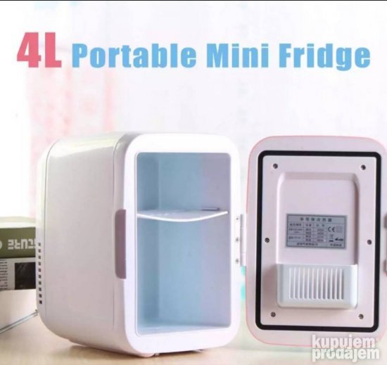 Frizider za auto kamp prikolicu 12V - 4l prenosivi mini - KupujemProdajem