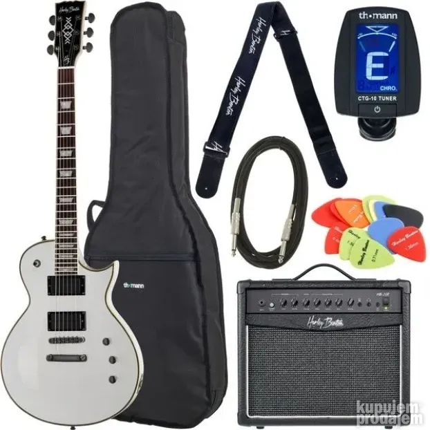 Harley Benton SC-Custom III Active WH Set Električna Gitara - KupujemProdajem