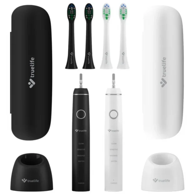 TRUELIFE SonicBrush Compact Duo electric toothbrush black - KupujemProdajem