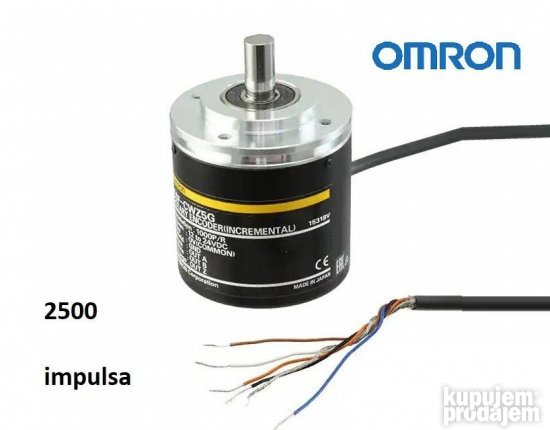 Rotacioni enkoder - 2500 impulsa - OMRON Push-pull PNP - KupujemProdajem
