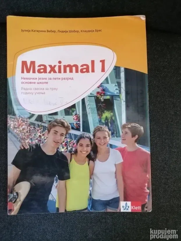 Maximal 1 Nemacki jezik radna sveska za 5.razred - KupujemProdajem